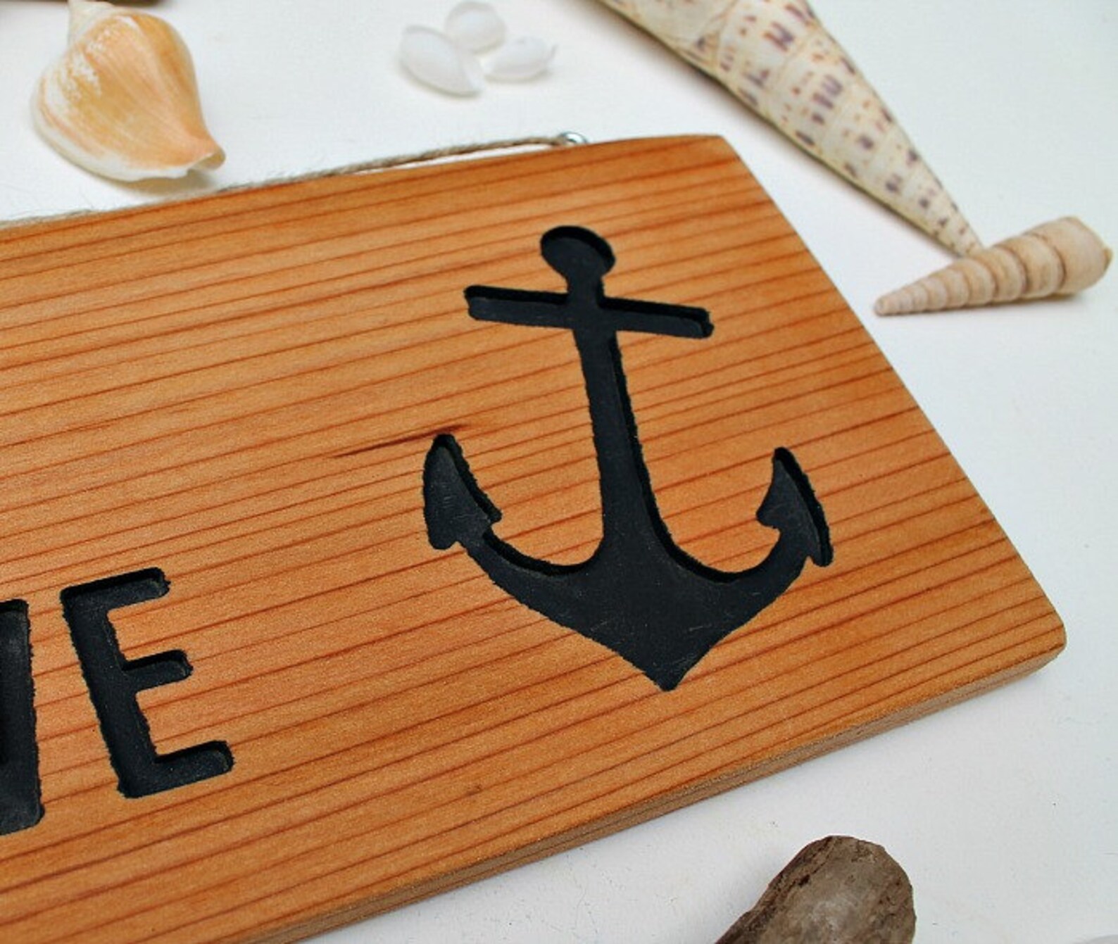 Personalized Boat Sign, Hand Routed Boat Sign, Boat Anchor Symbol, Gift ...