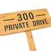 Address Private Drive Sign, Property Signage, HOA Markers, Yard Art ...