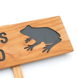 FROG Sign, Personalized Sign, Custom Marker, Your Name Here, Amphibian ...