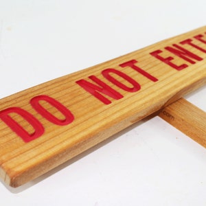 DO NOT ENTER Wooden Yard Sign, Private Sign, Stay Out Sign, No ...