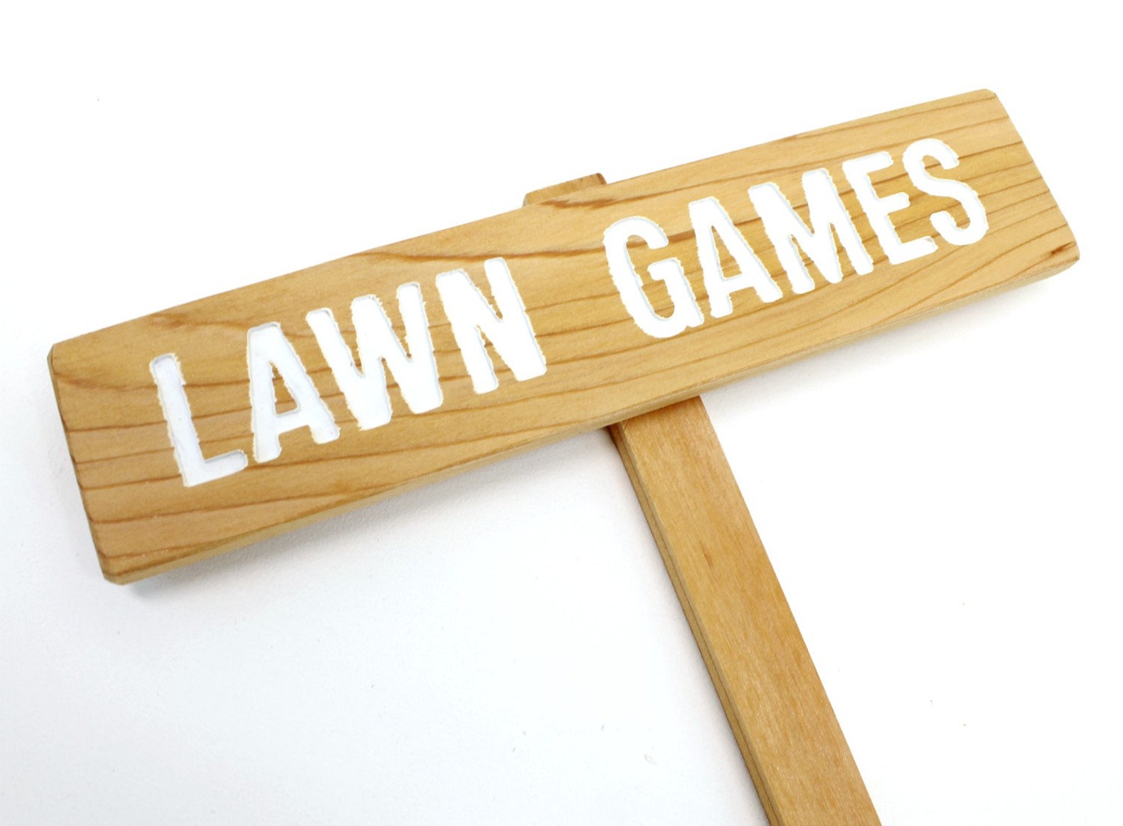 LAWN GAMES Game Sign Wedding Marker Party Sign Outdoor | Etsy