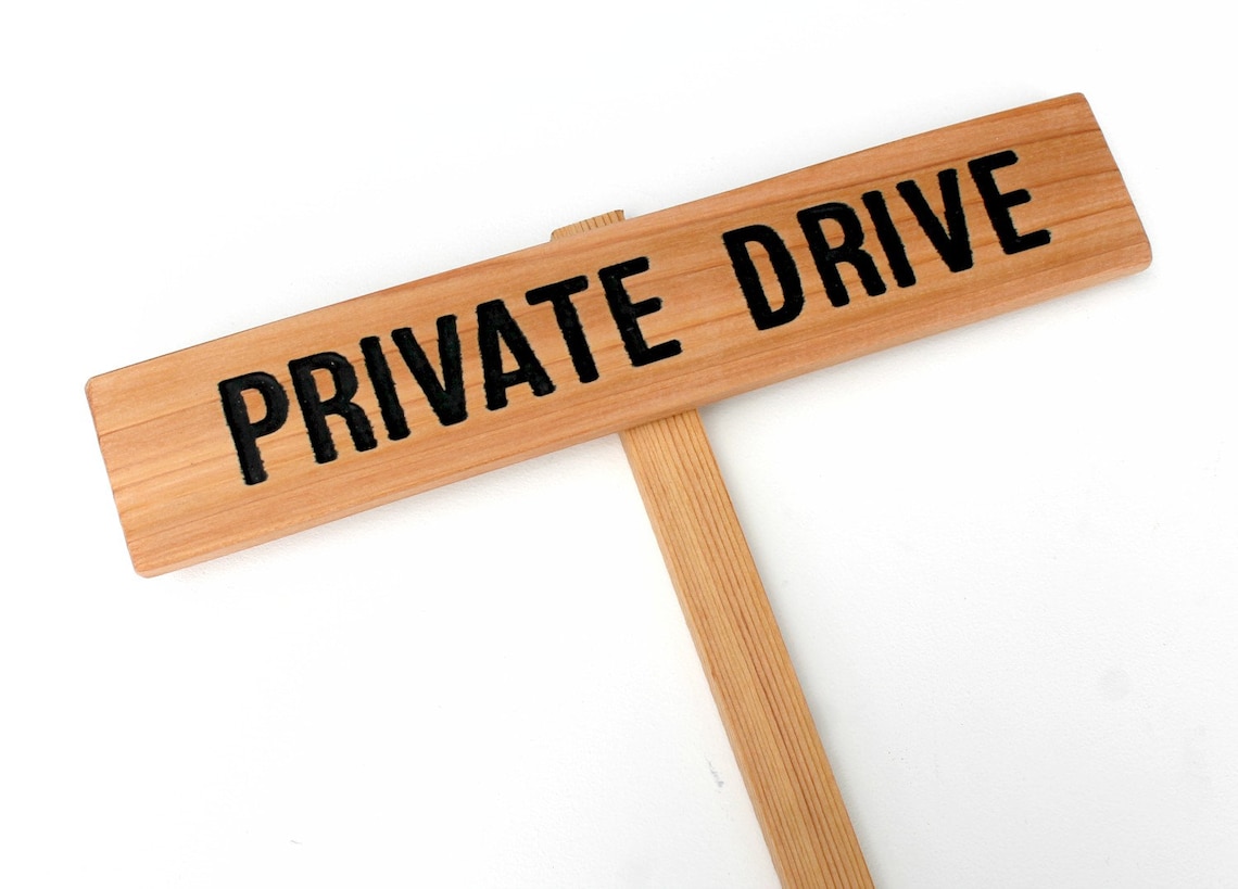 PRIVATE DRIVE Sign Warning Marker Driveway Sign Outdoor - Etsy
