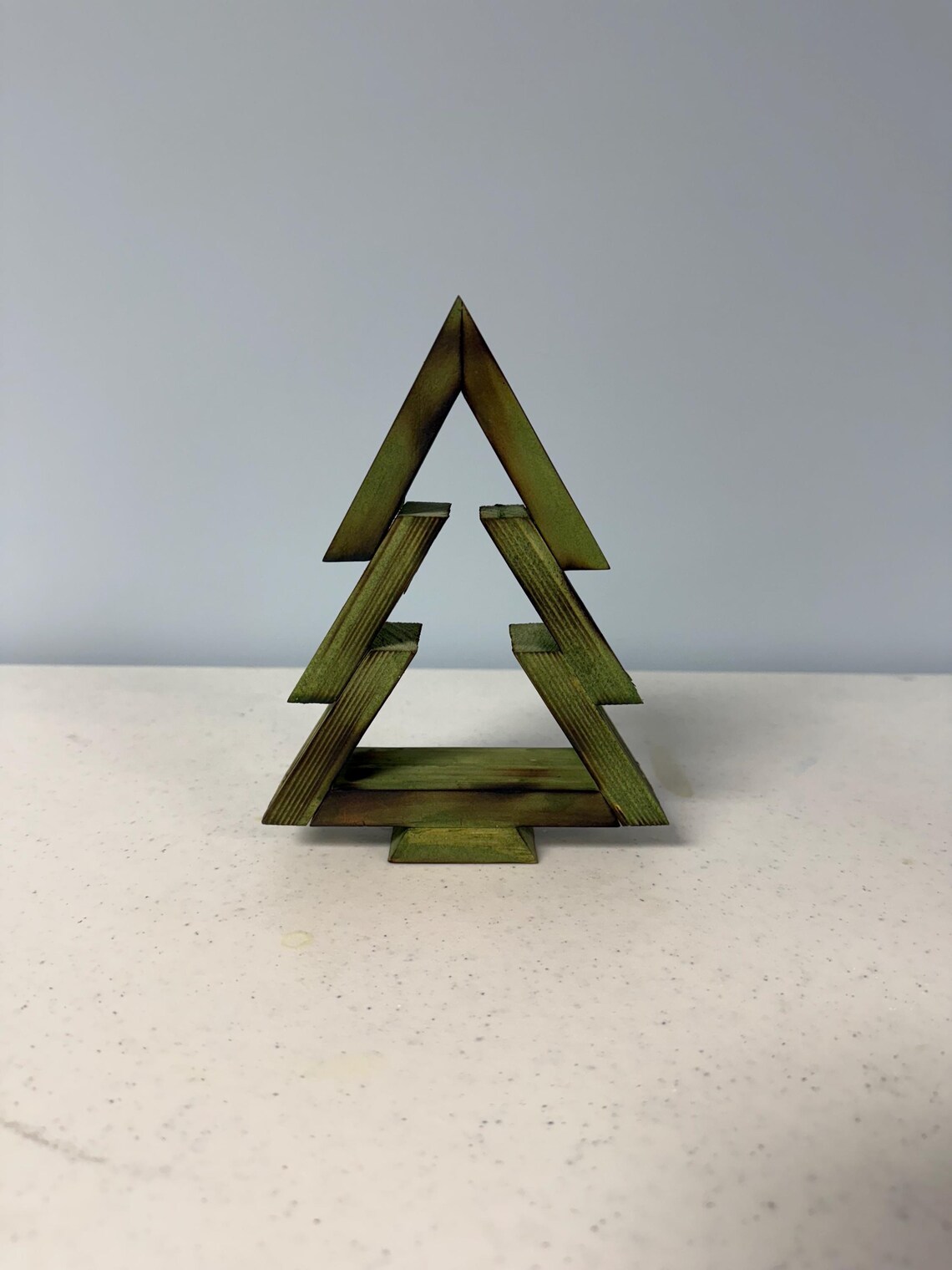 Wooden Christmas Tree Trio - Etsy