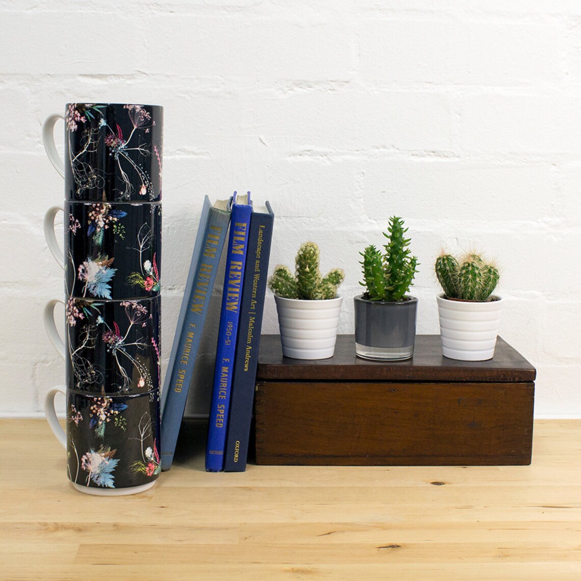 Vintage Design Stacking Mug Set Perfect Family Gift Set | Etsy