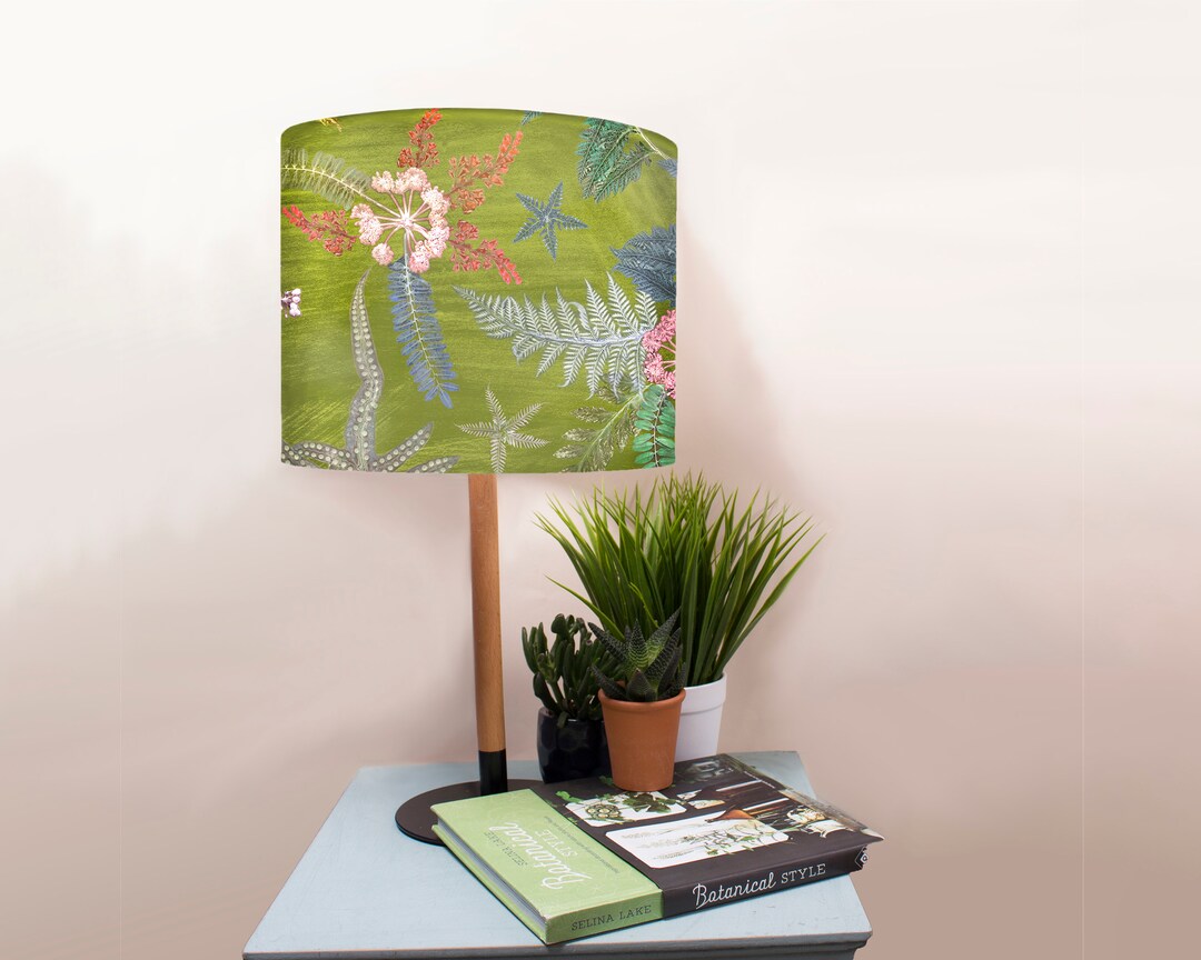 Now That's Something - Handmade Lampshade - Botanical Light Shade ...
