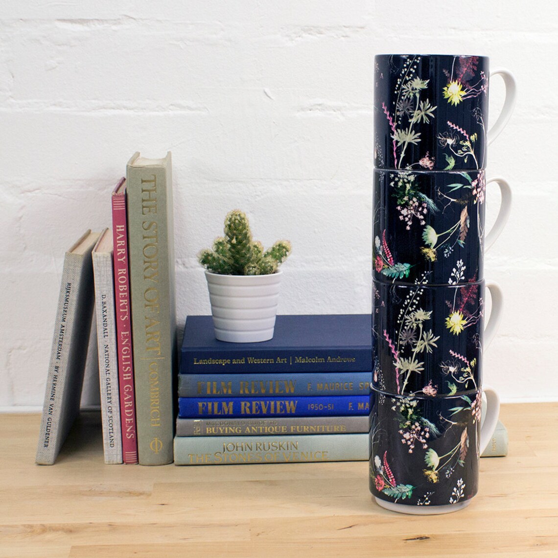 Vintage Design Stacking Mug Set Perfect Family Gift Set | Etsy