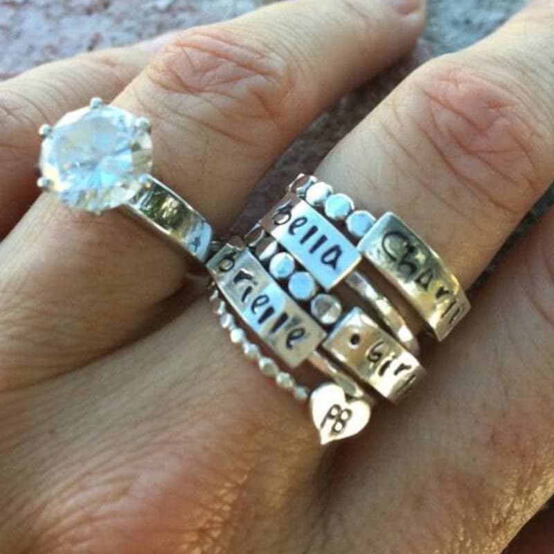 Boho Stacking Rings - Etsy