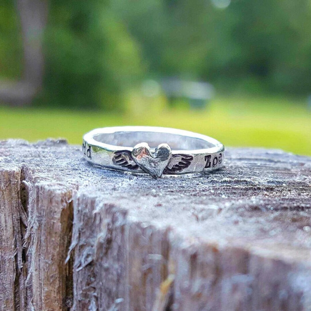 Angel Wing Ring, Angel Jewelry, Boho Ring, Gypsy Ring, Sterling Silver ...