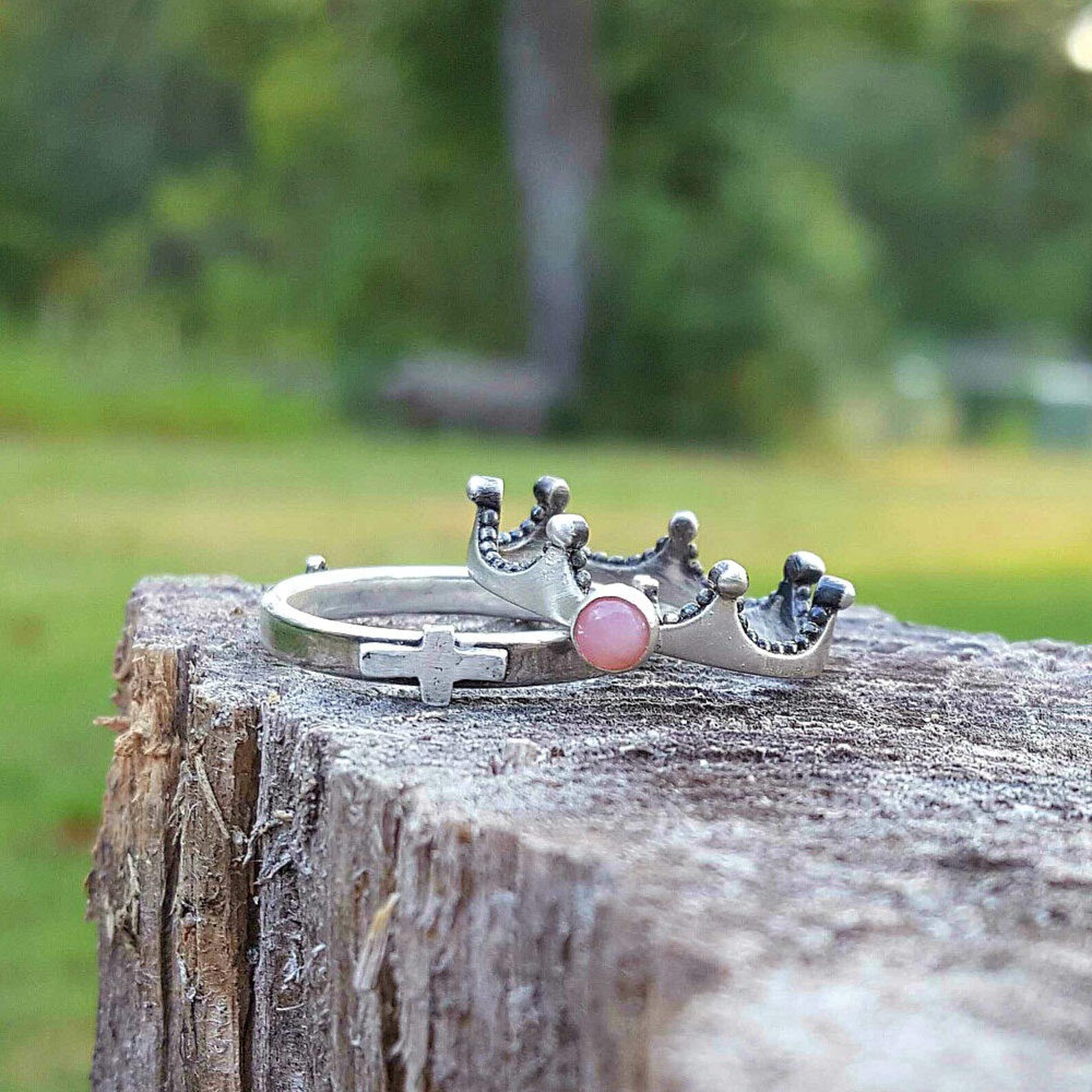 Personalized Princess Crown Ring, Birthstone Ring, Purity Ring ...