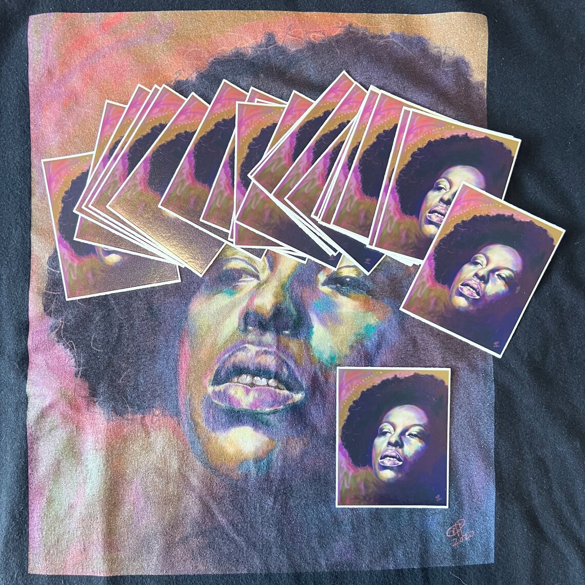 Water Bottle Sticker Roberta Flack Portrait Art Sticker for - Etsy