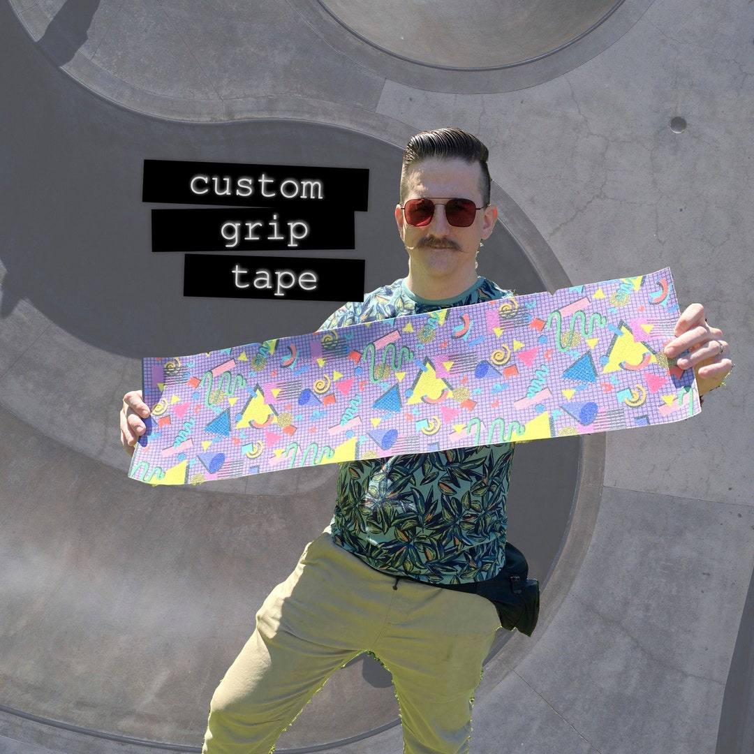 Geometric Skateboard Grip Tape for Skateboard Scooter Gift for ...
