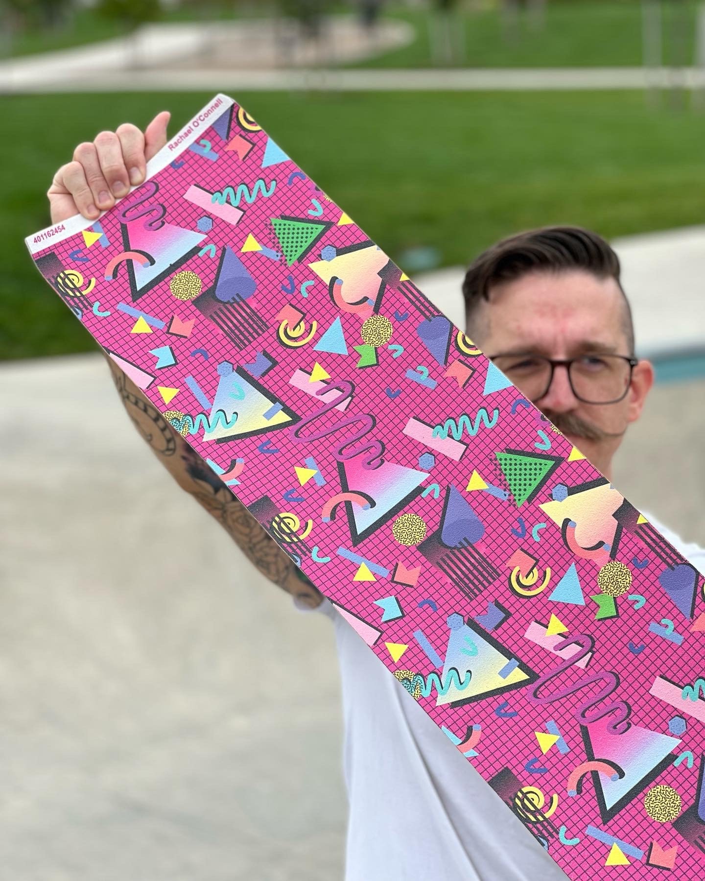 Custom Skateboard Grip Tape Scooter Griptape Board 90s Style Colorful ...