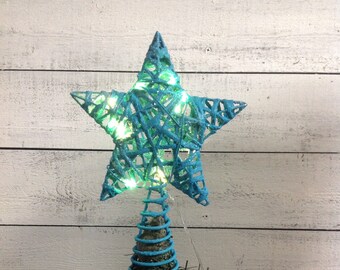 Star Tree Topper Lighted - Etsy