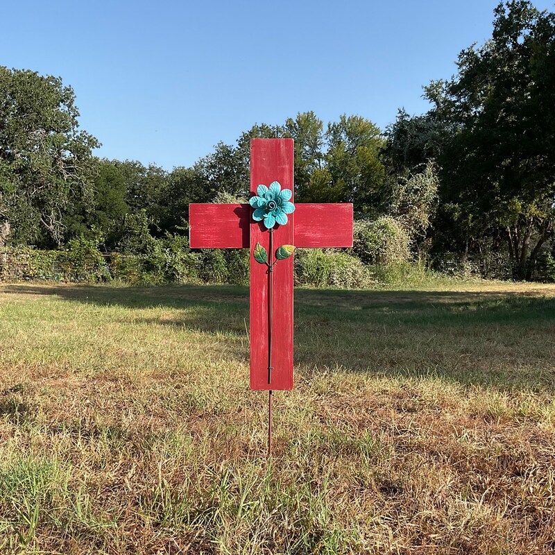 Wood and Metal Cross - Etsy