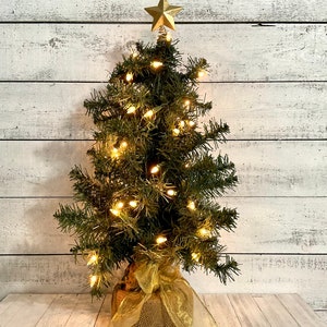 Gold Mini Glittered Star Tree Topper 3.5" Tall” Metal Star, Little ...