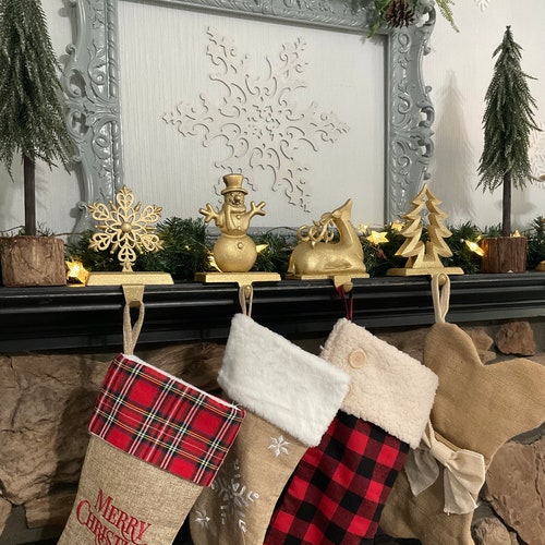 Set of 4 Stocking Hanger Christmas Decor Stocking Holder - Etsy