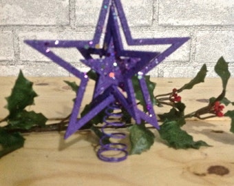 Purple Tree Topper | Etsy