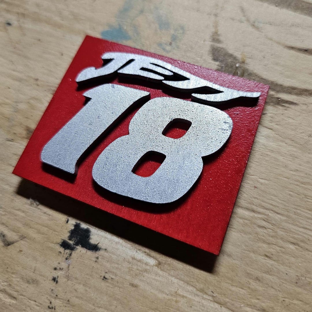Jett Lawrence Number Plate Motocross Laser Cut Wood Magnet - Etsy