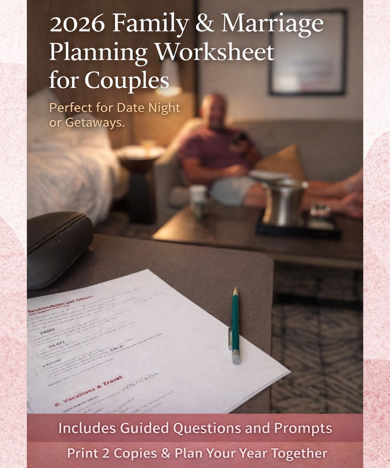 2026 Family & Marriage Planning Template for Couples | Printable ...
