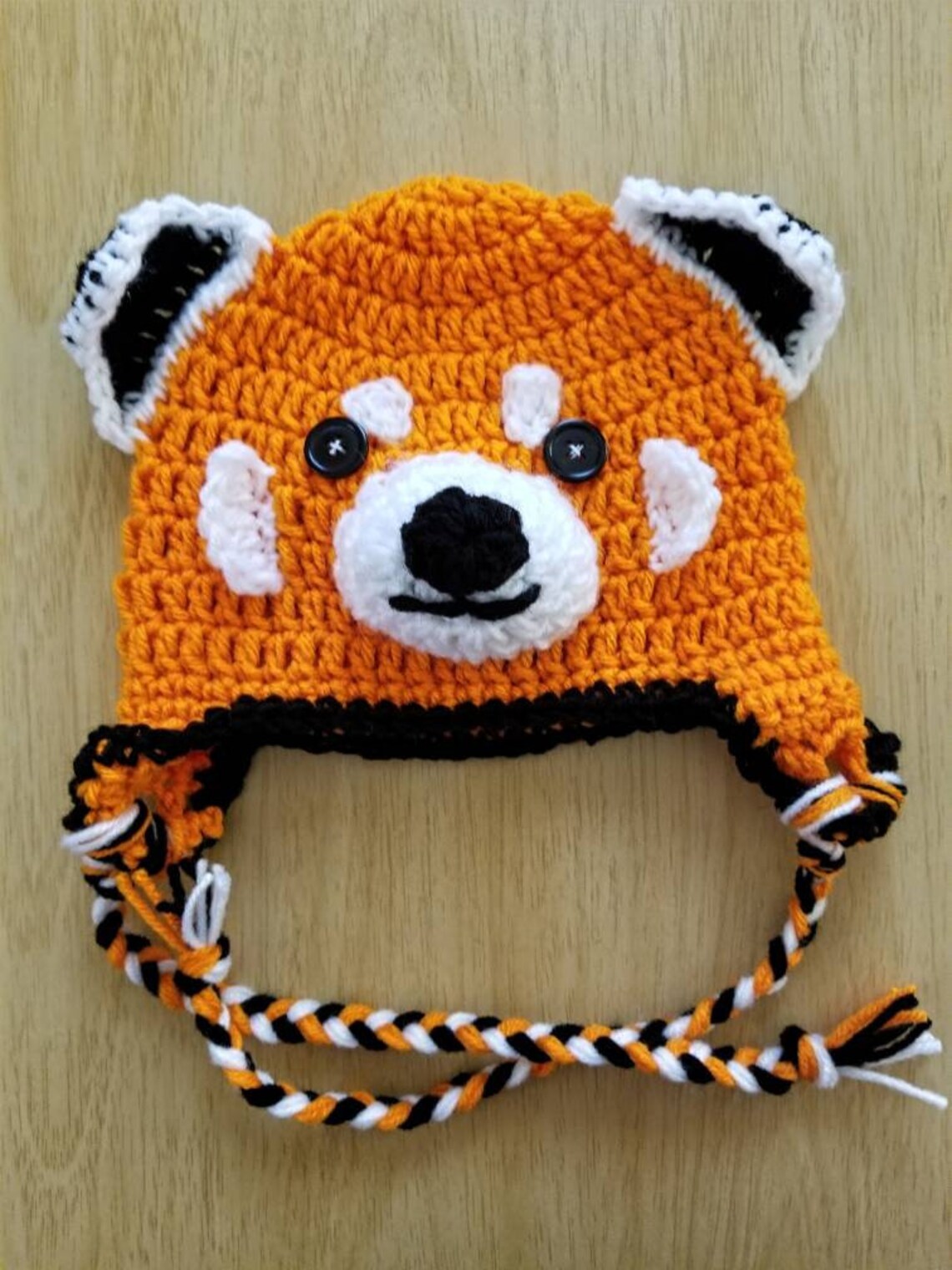 Red Panda Hat Red Panda Panda Costume Red Panda Costume - Etsy