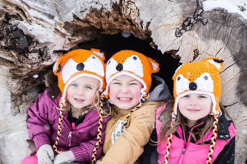 Fox Hat/woodland Nursery/woodland Creatures/crochet Fox Hat/fox Photo ...