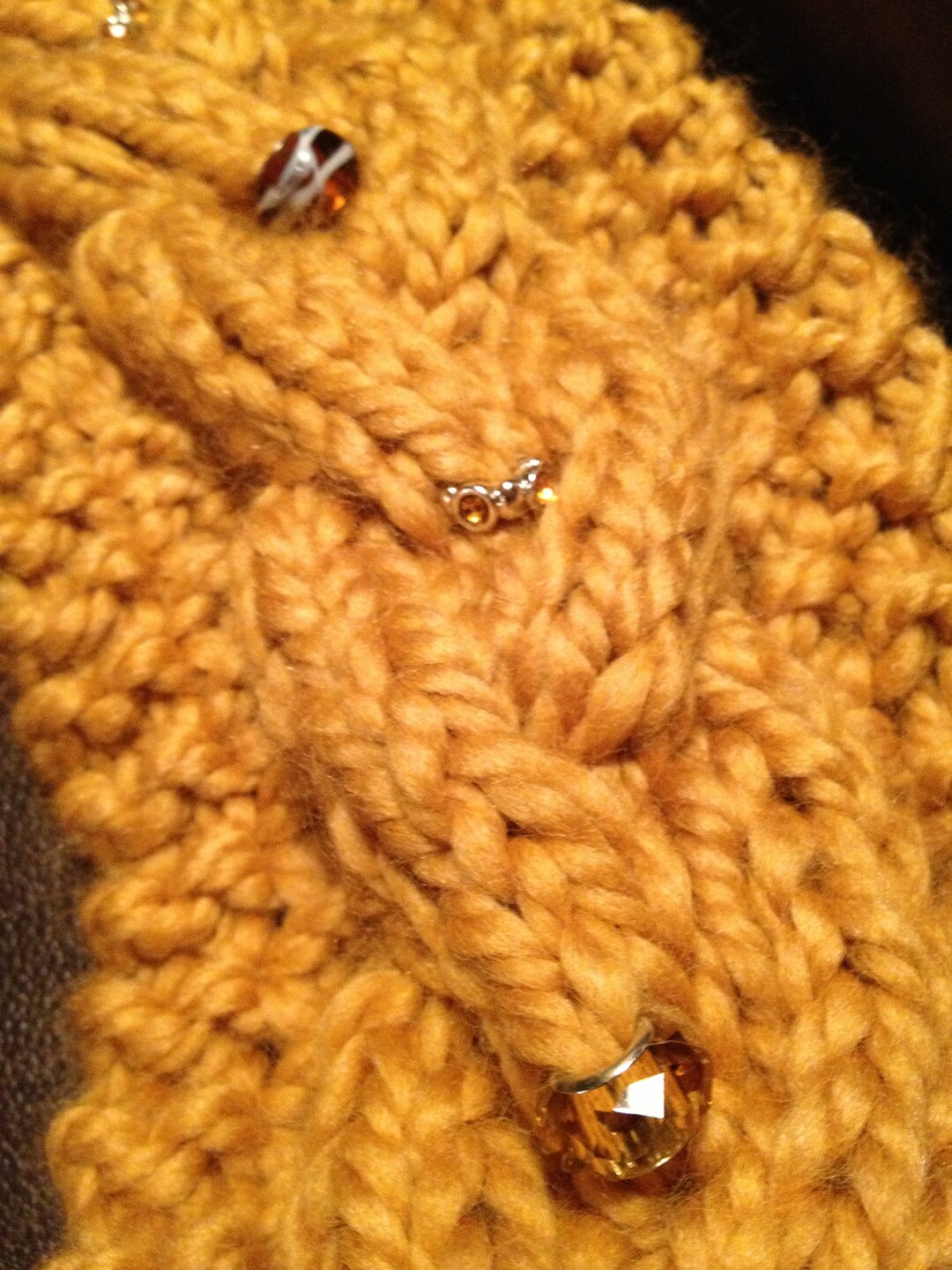 Gigi Beaded Scarf Knitting Pattern - Etsy