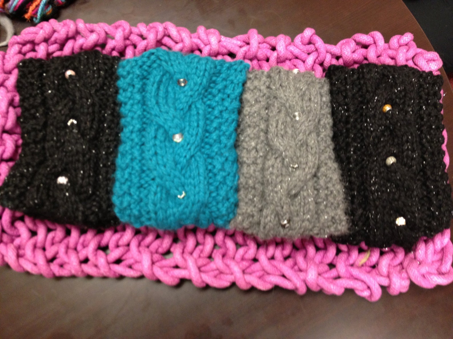 Gigi Beaded Scarf Knitting Pattern - Etsy