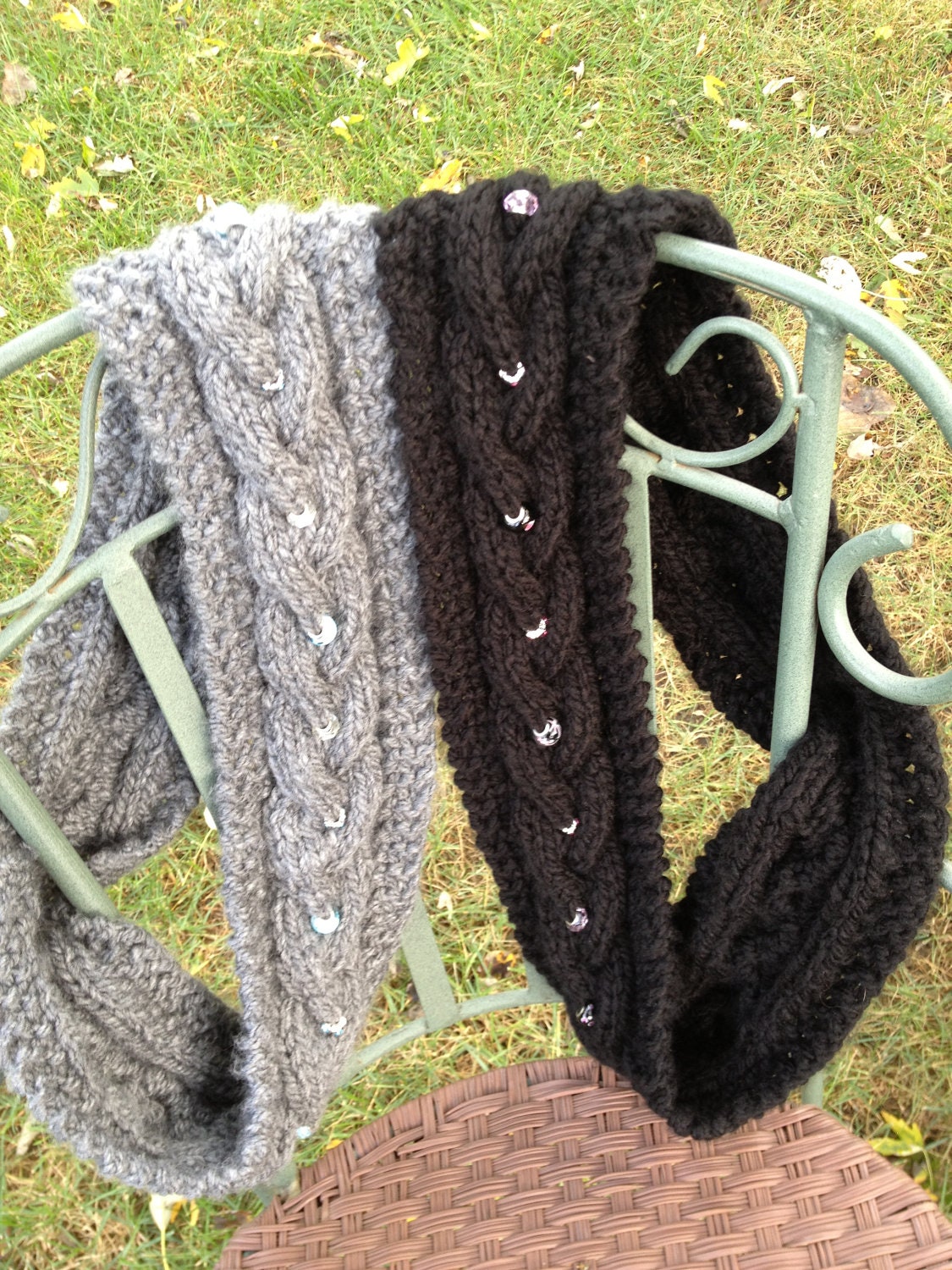 Gigi Beaded Scarf Knitting Pattern - Etsy