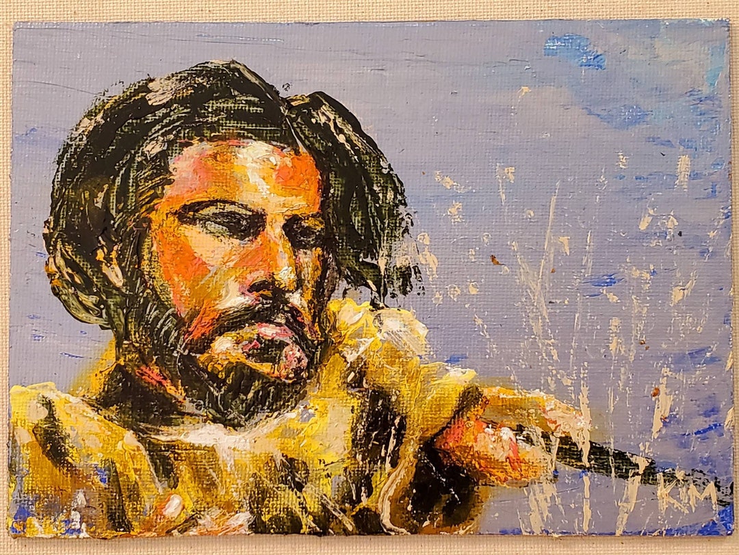 5x7 the CHOSEN SIMON PETER 1 Kimartist Original Fan Art Actor Bible ...