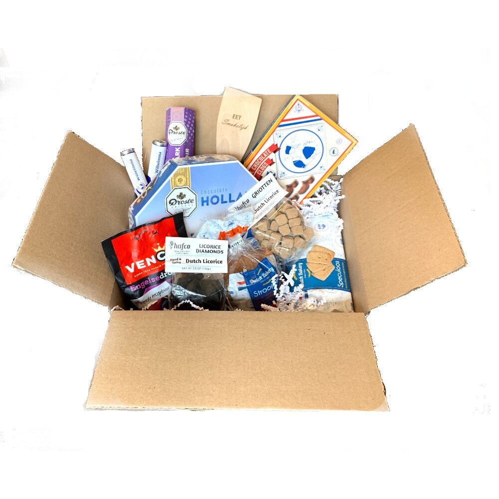 Dutch Food Gift Basket Imported Gourmet Foods Stroopwafels, Windmills ...
