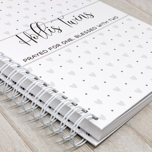 Personalized Twin Baby Book - Hardcover Baby Memory Book for Twin Boys ...