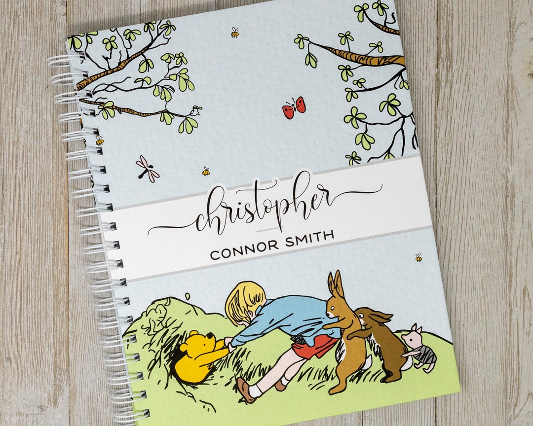 Winnie the Pooh Baby Book - Hardcover First Year Baby Journal ...