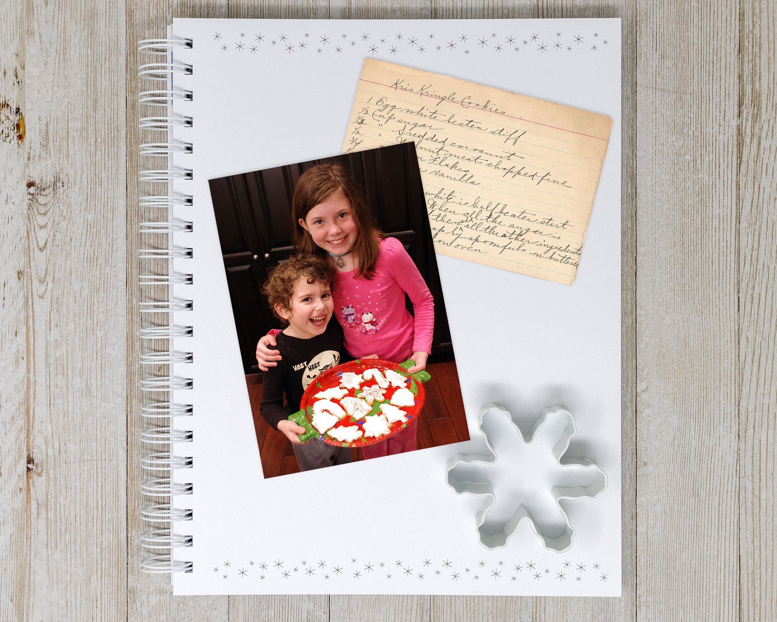 Christmas Memory Book - Hardcover Christmas Card & Photo Album Journal ...