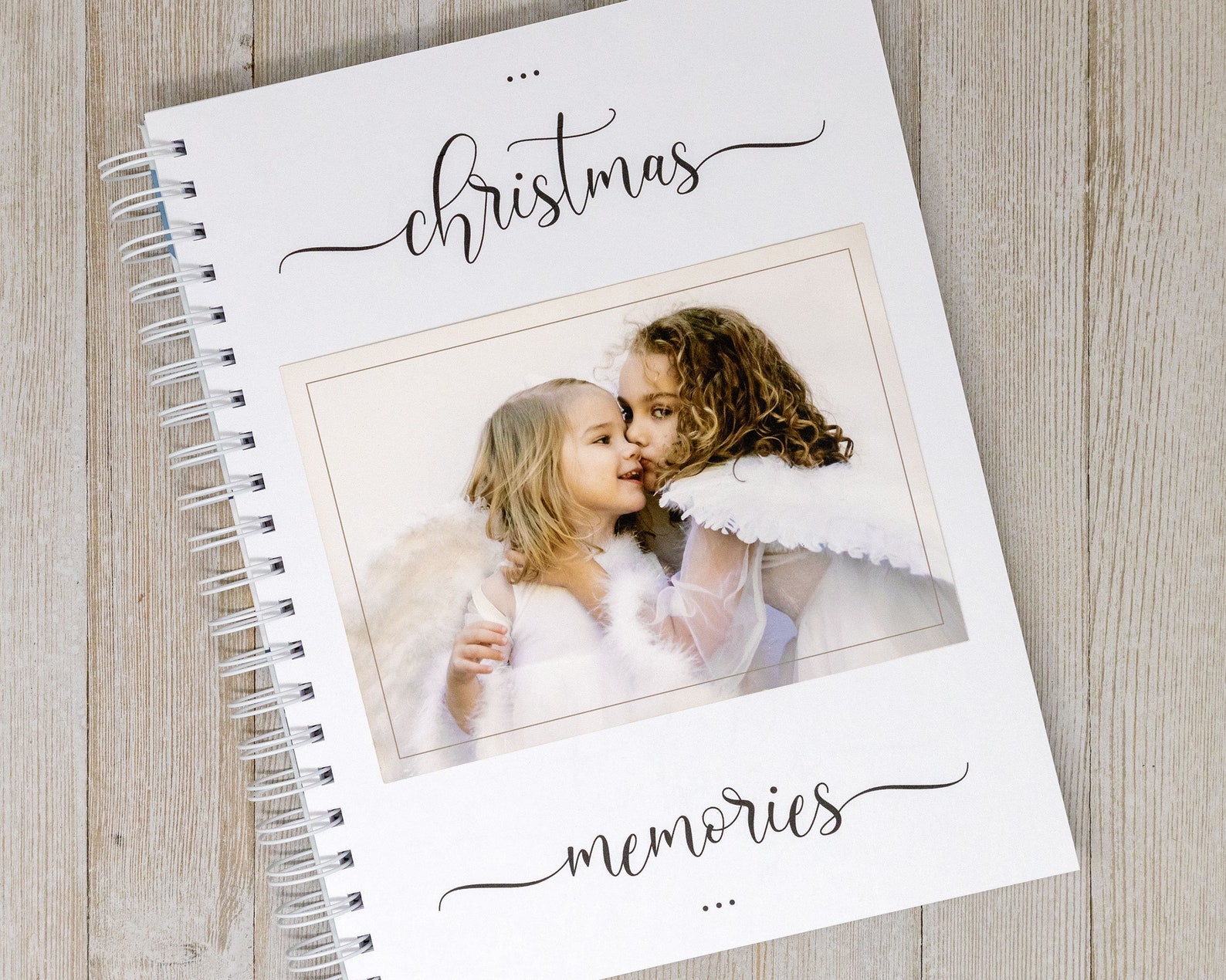 Christmas Memory Book - Hardcover Christmas Card & Photo Album Journal ...