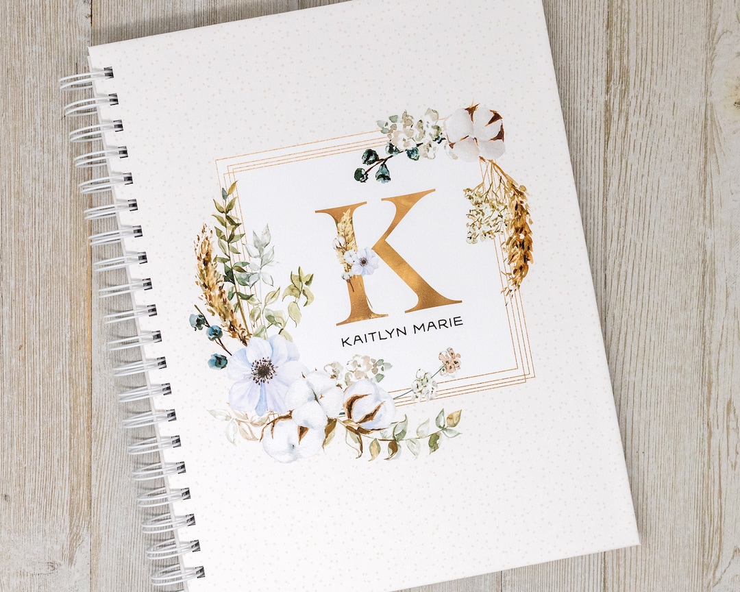 Baby Memory Book for Girls - Hardcover Personalized First Year Baby ...
