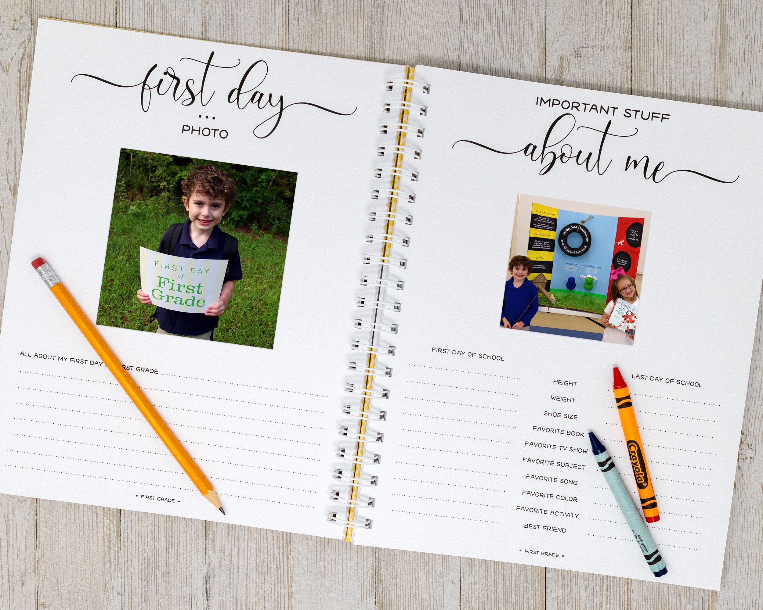 School Memory Book Hard Cover Personalized School Photo Book - Etsy UK