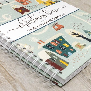 Christmas Memory Book - Hardcover Christmas Card & Photo Album Journal ...