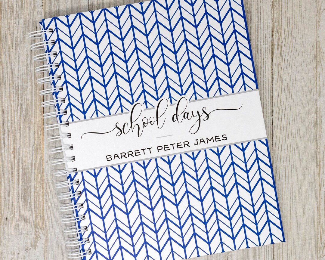 School Memory Book - Hardcover Personalized School Photo Book - School ...