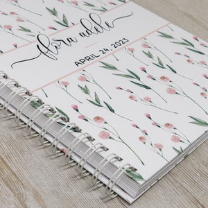 Baby Memory Book for Girls - Hardcover Personalized First Year Baby ...