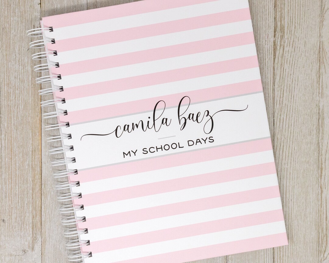 School Memory Book - Hardcover Personalized School Photo Book - School ...