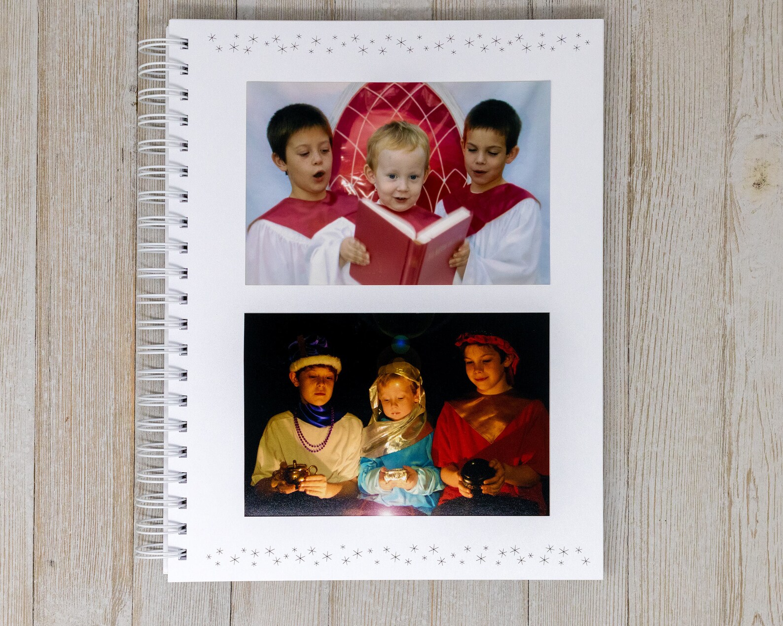 Christmas Memory Book - Hardcover Christmas Card & Photo Album Journal ...