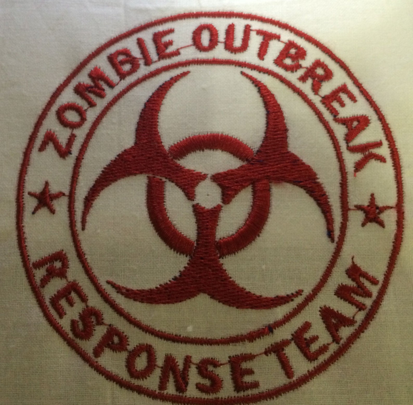 ZOMBIE Response team logo borduurwerk machine beeld - Etsy Nederland