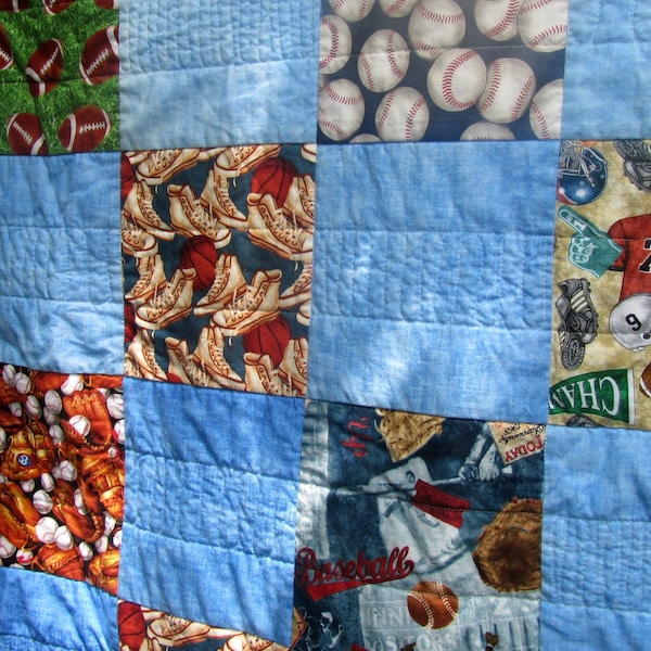Sports Quilt Pattern - Etsy