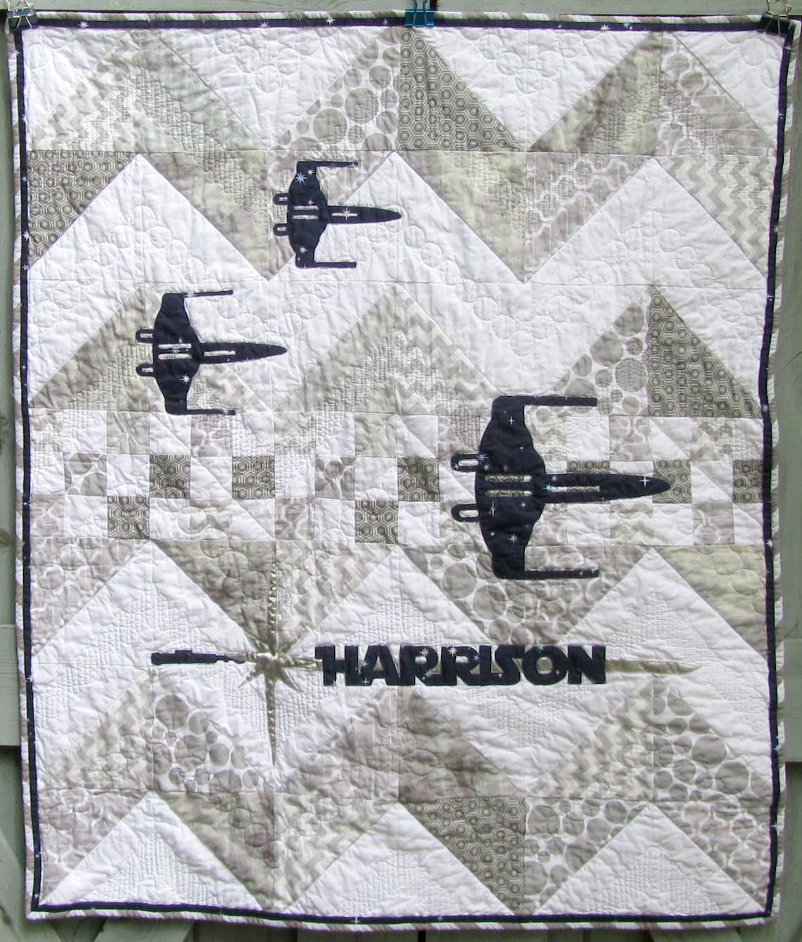 Star Wars Nursery Baby Quilt Personalized - Etsy