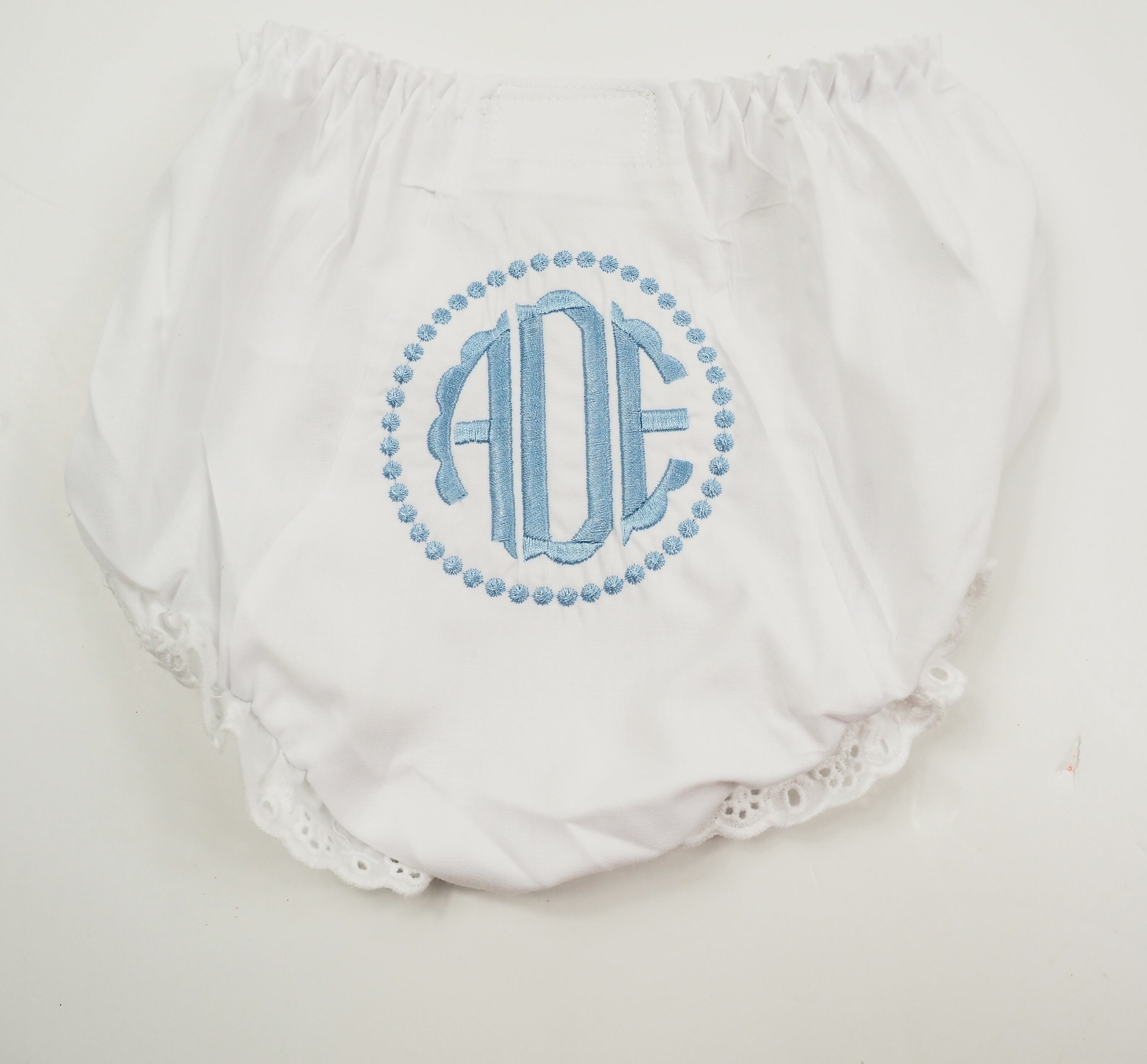 New Baby Monogram Bloomers Gift Set - Personalized Diaper Covers ...