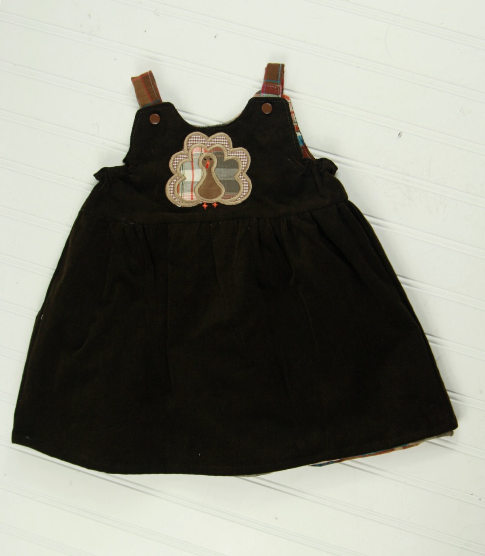 Girls Corduroy Thanksgiving Dress - Little Girls Fall Clothes - Toddler ...