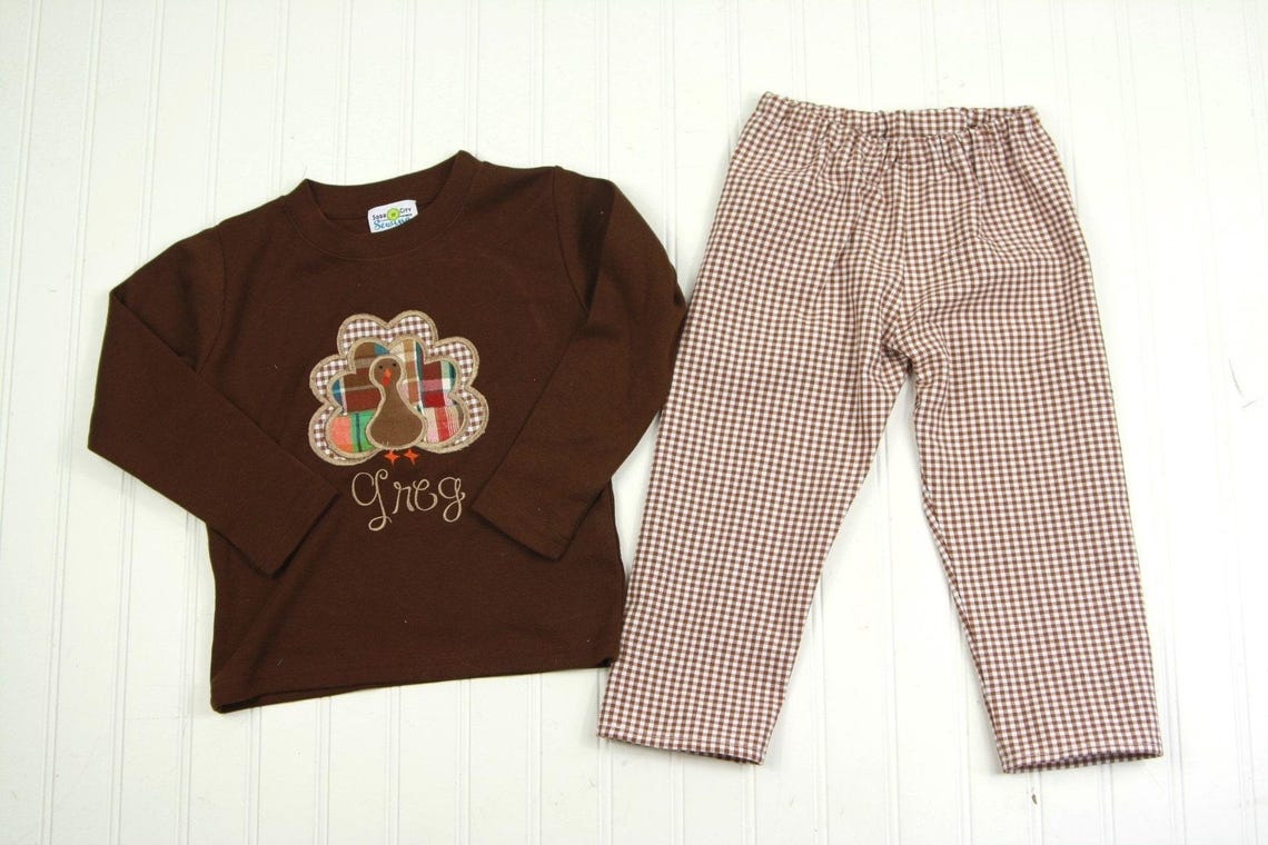 Thanksgiving Outfit for Baby Boy - Turkey Shirt for Boys - Thanksgiving ...
