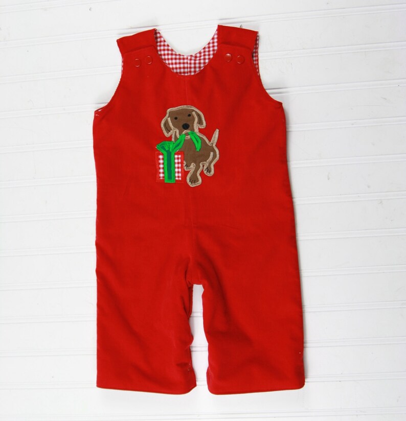 Baby Christmas Outfits for Boys Corduroy Christmas Overalls - Etsy