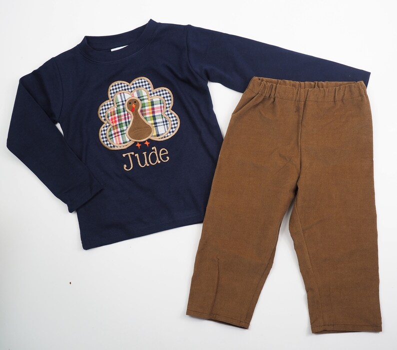 Toddler Turkey Outfit Boys Thanksgiving Set Boys | Etsy