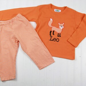 Fox Outfit - Fox T-shirt - Fox Shirt - Baby Boy Clothes - Fox Applique ...